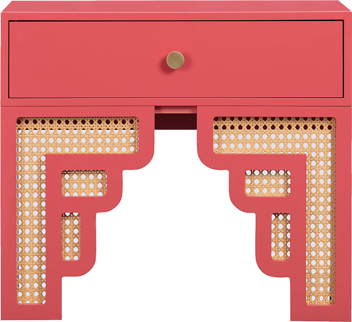 Sandidge Coral Orange Nightstand | Rooms to Go