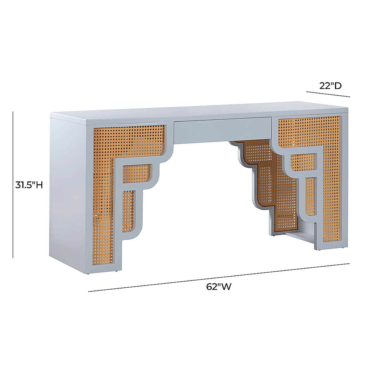 Sandidge Light Blue Desk | Rooms to Go