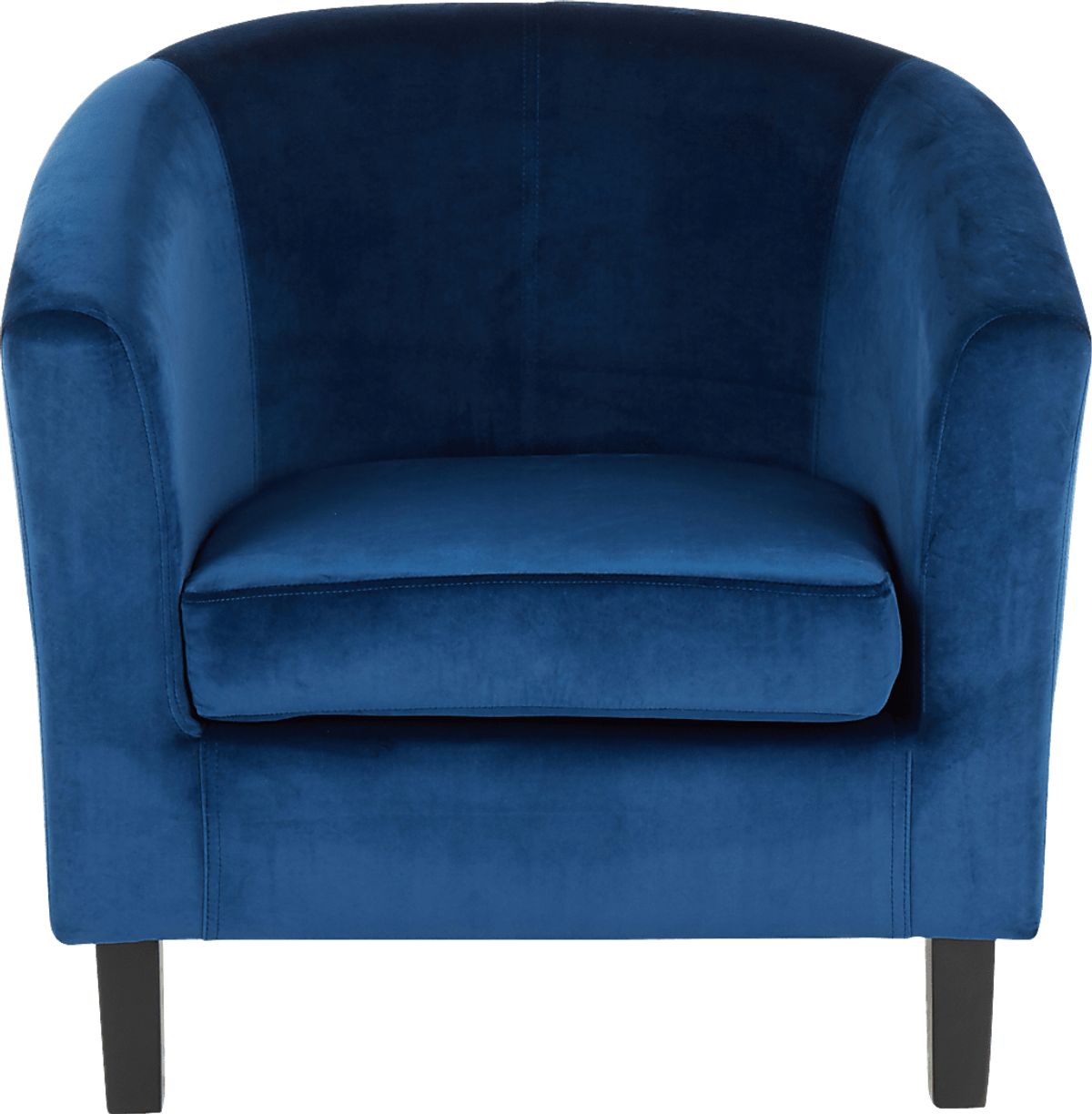 Sandifer Blue Velvet Plush Accent Chair | Rooms to Go