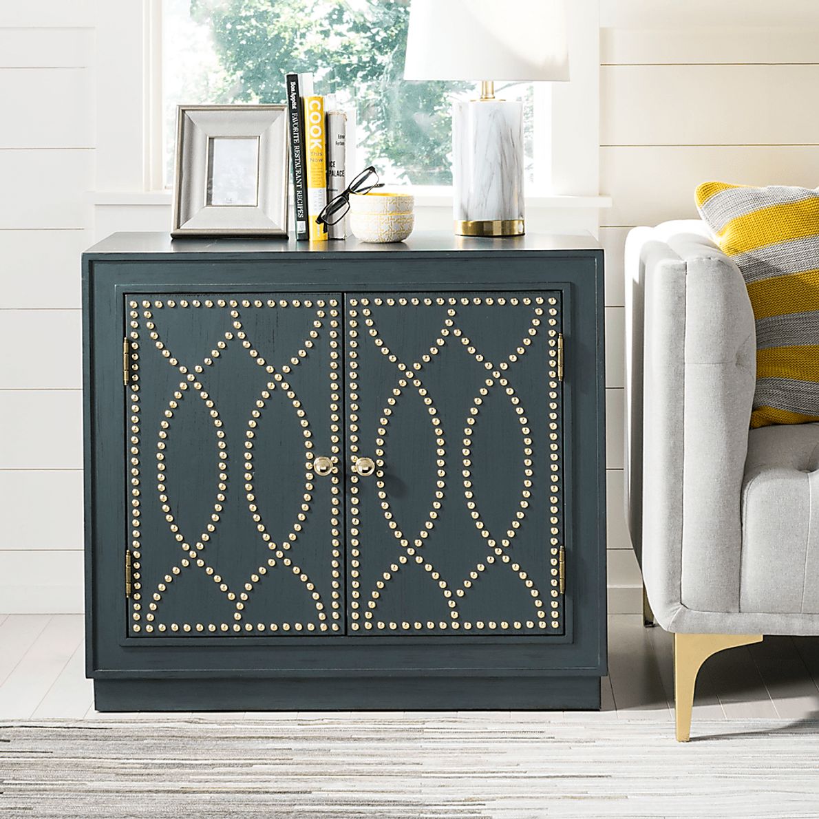Sandyver Steel Accent Cabinet - Rooms To Go