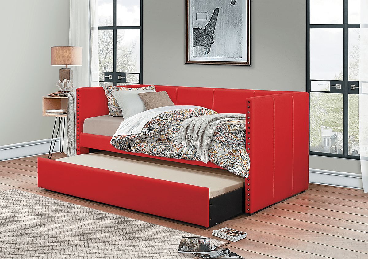 Sanford Way Red Colors Daybed With Trundle | Rooms to Go