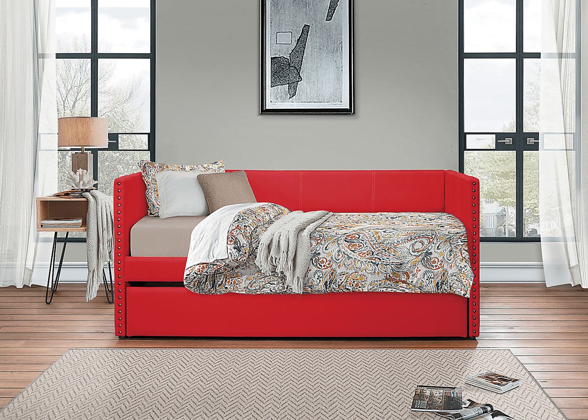 Sanford Way Red Colors Daybed With Trundle | Rooms to Go