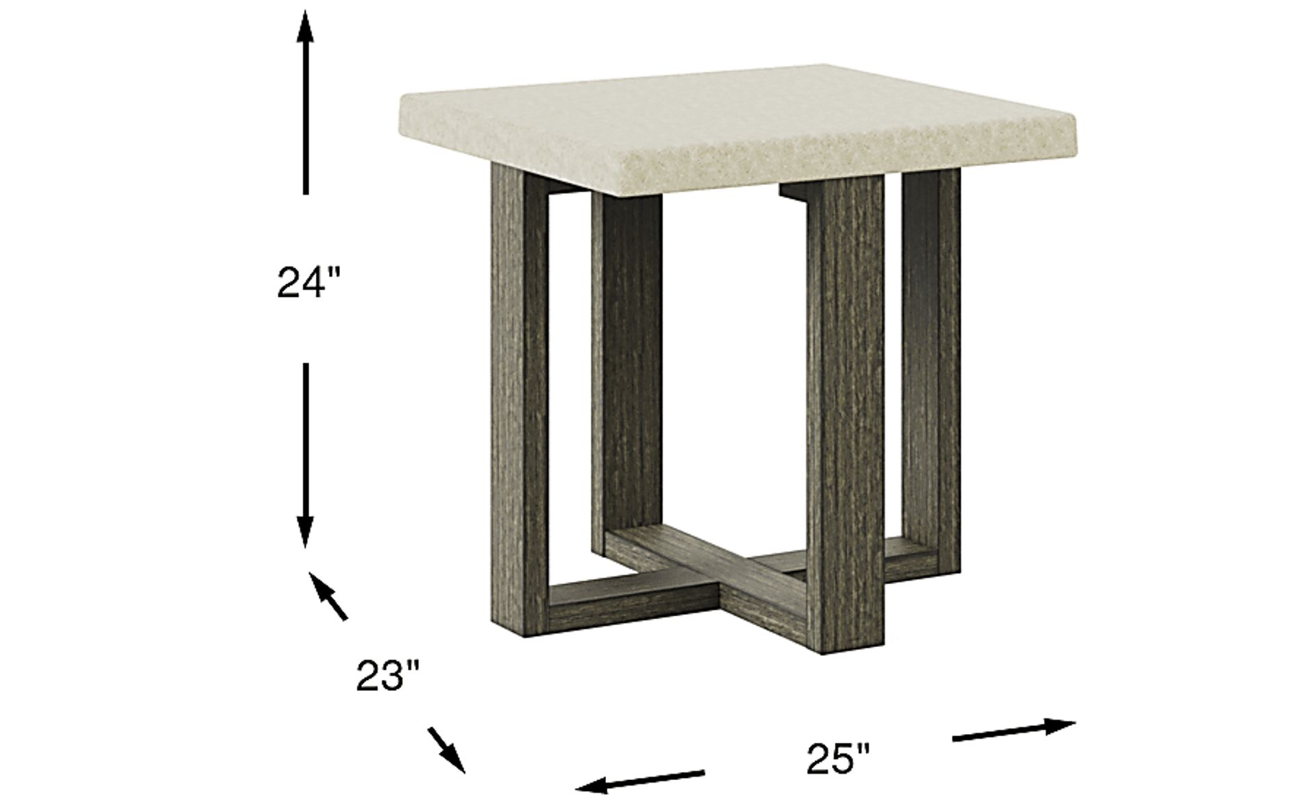 Sanger Gray End Table | Rooms to Go