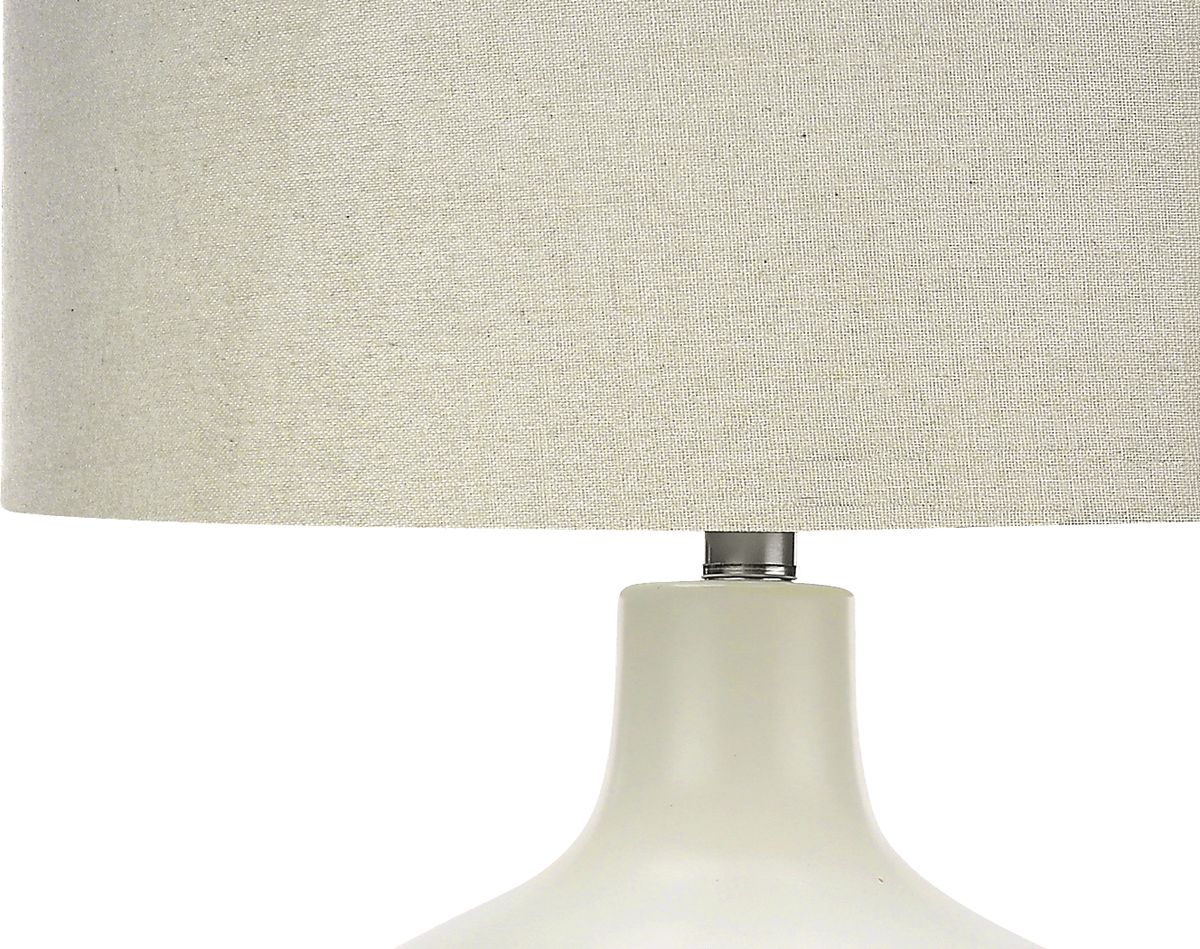 Sanger Sea Cream Beige Table Lamp | Rooms to Go