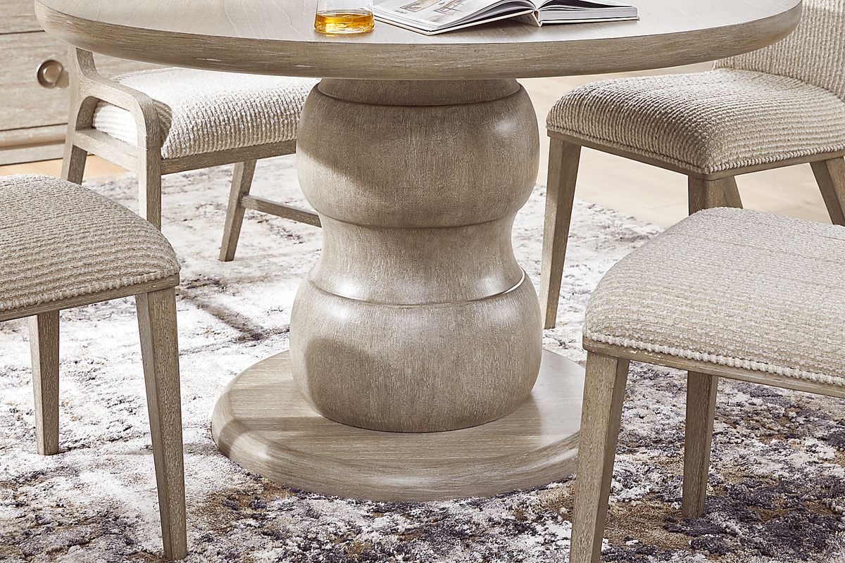 Drew & Jonathan Santa Clarita 5 Pc Light Gray Dining Room Set With ...