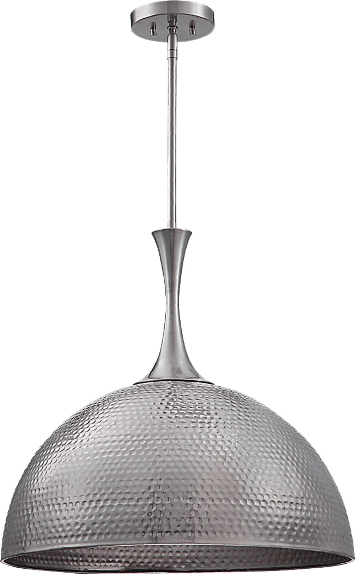 Sarah Nickel Gray Pendant | Rooms to Go