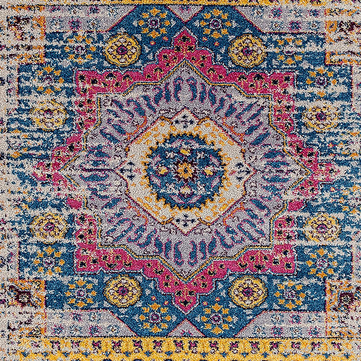 Sarcel Ivory,Pink Beige,Pink Rugs | Rooms to Go