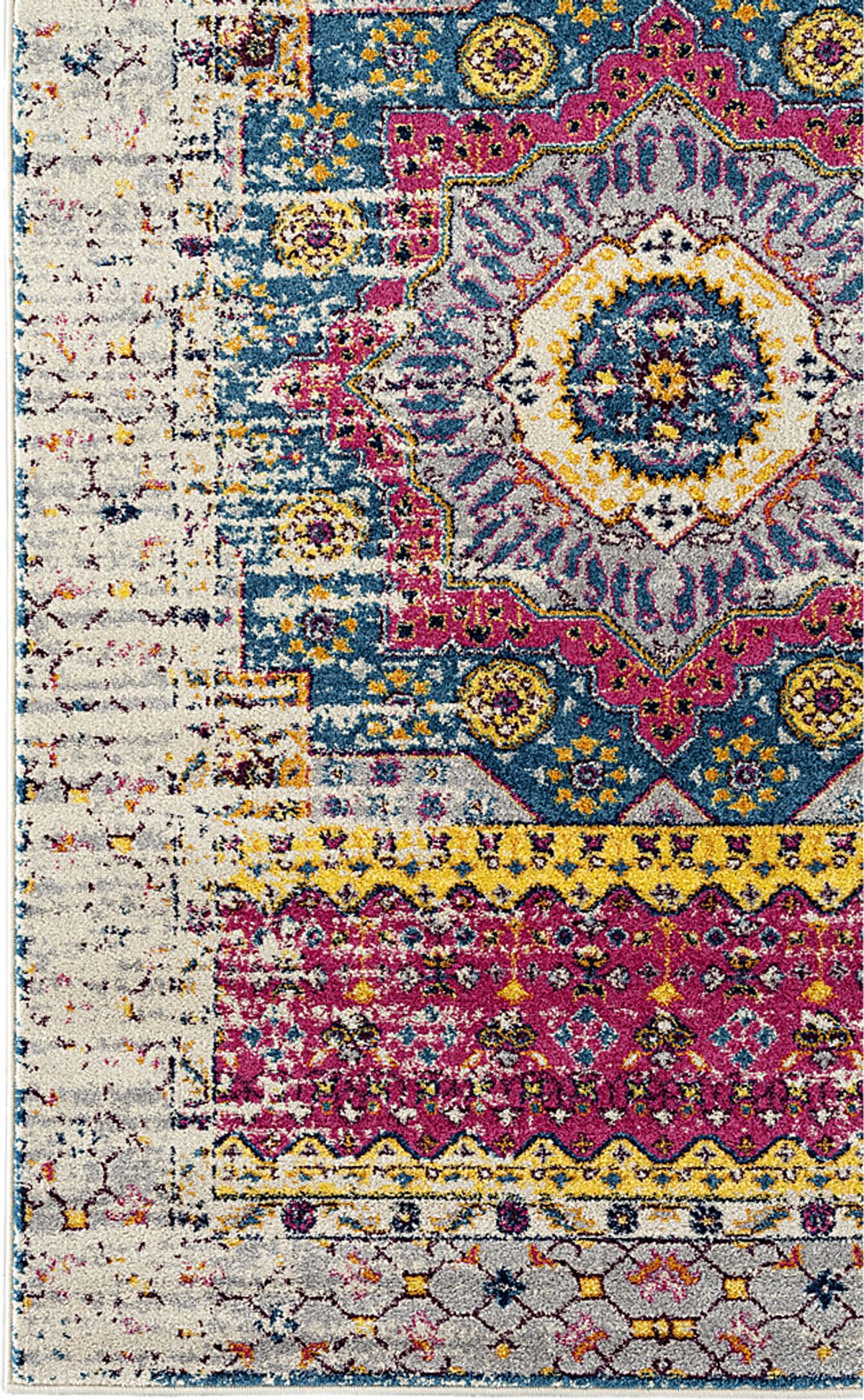 Sarcel Ivory,Pink Beige,Pink Rugs | Rooms to Go