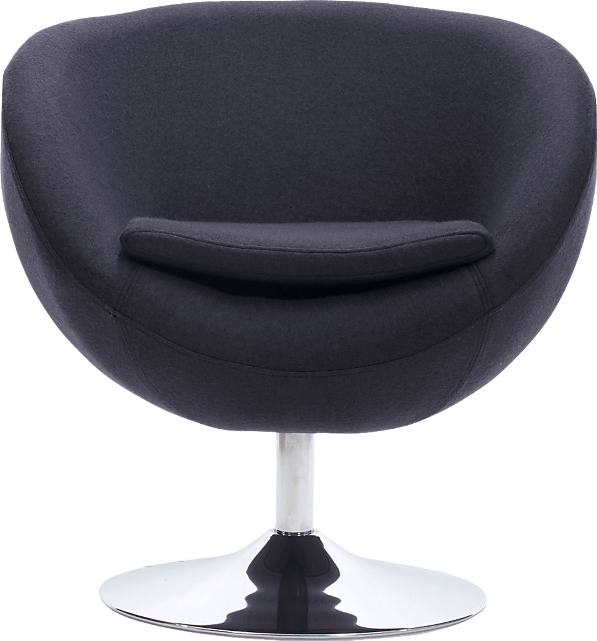 Satay Graphite Gray Polyester Fabric Swivel Accent Chair | Rooms to Go