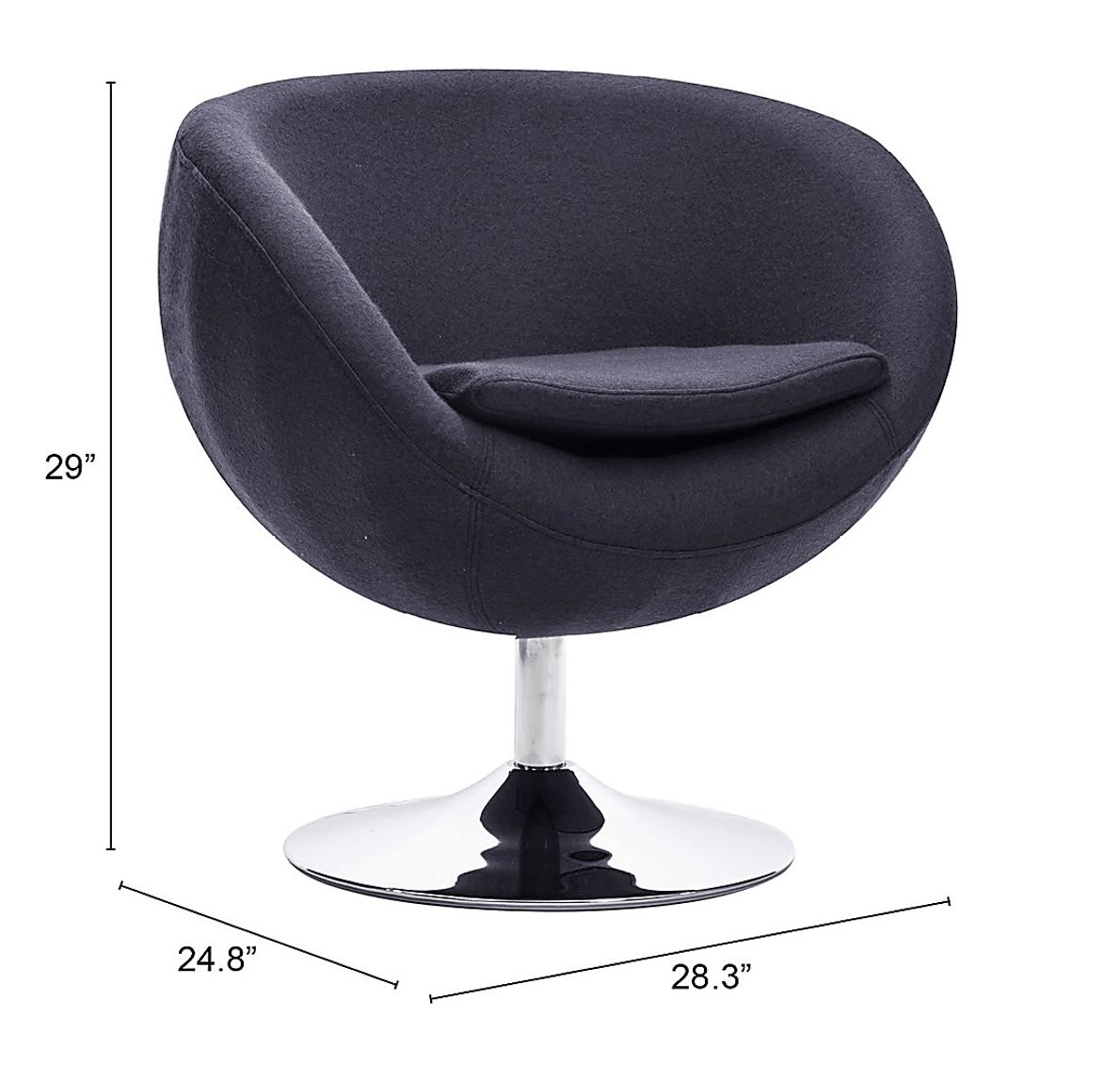 Satay Graphite Accent Chair - Rooms To Go