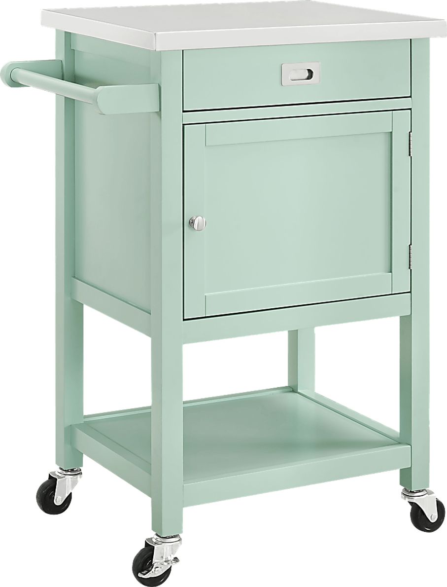 Sattler Green Colors Kitchen Cart - Rooms To Go