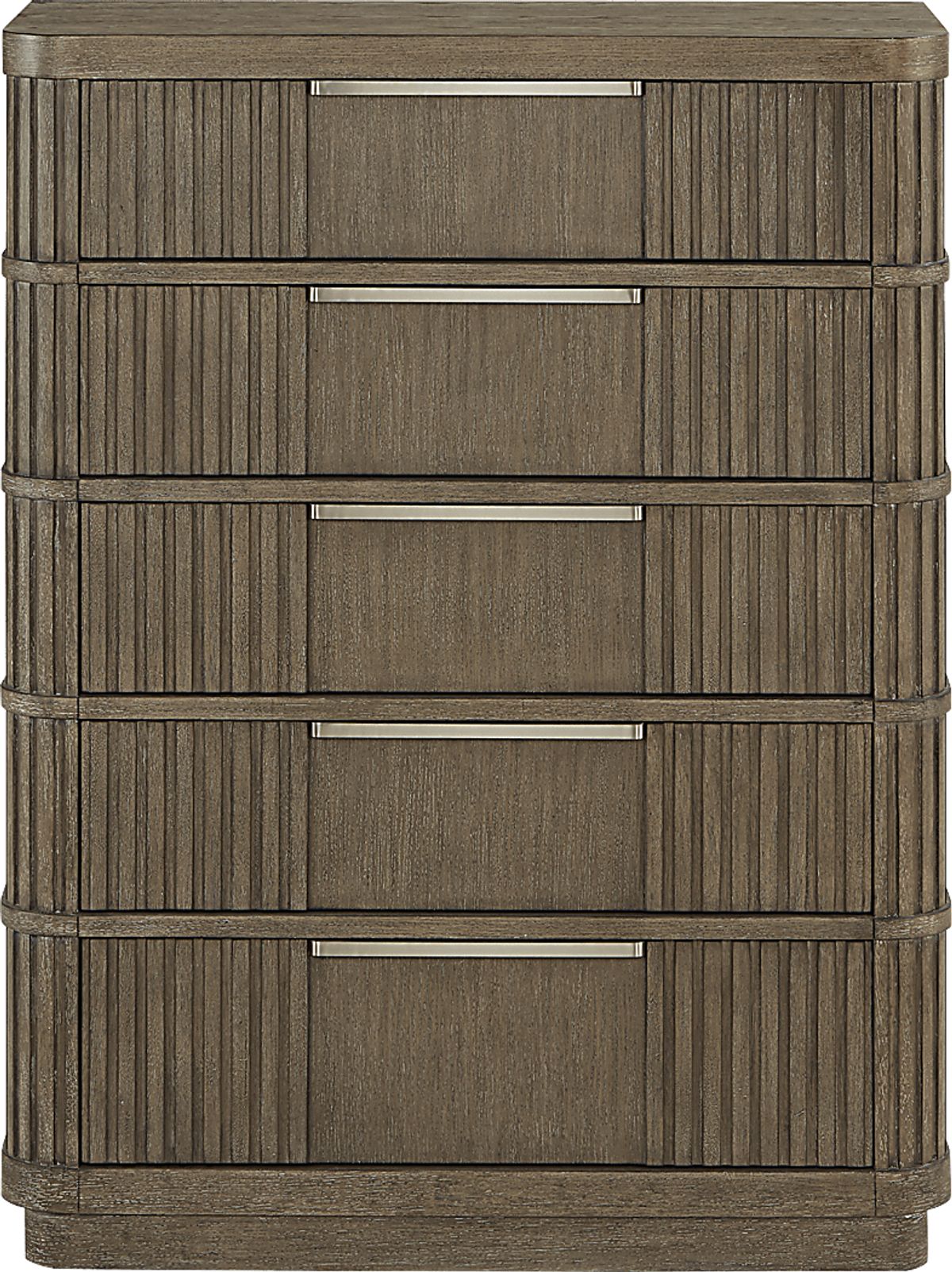 Drew & Jonathan Sausalito Brown Dark Wood Chest | Rooms to Go