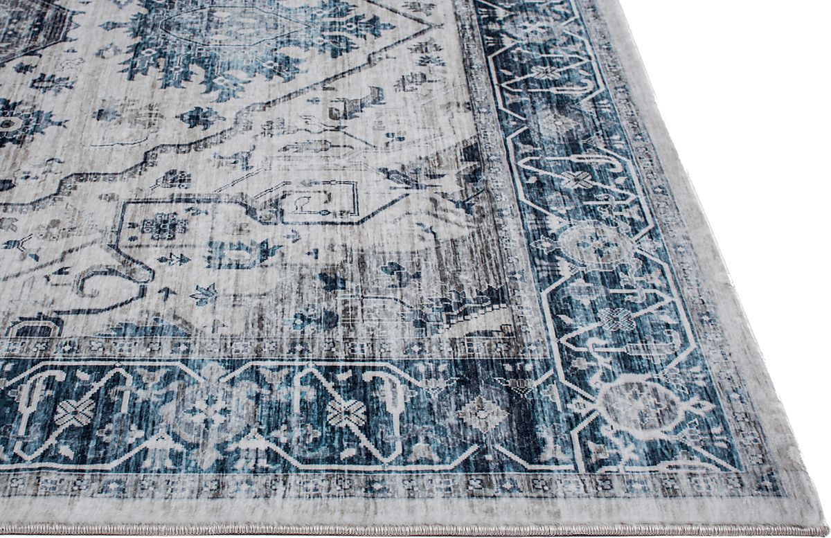 Savanora Blue,Ivory Beige,Blue Rugs | Rooms to Go