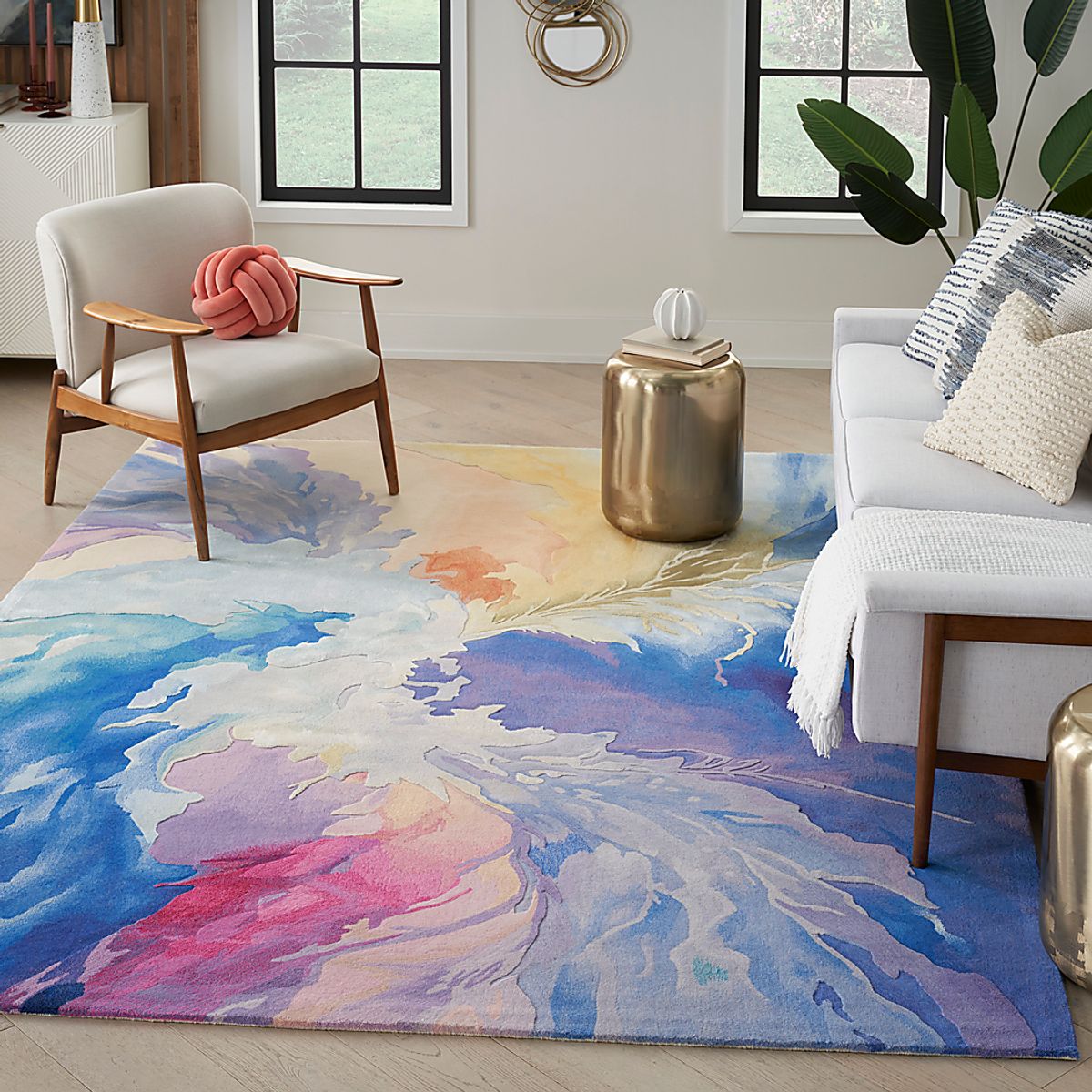 Scaqui Blue,Multi Rugs | Rooms to Go