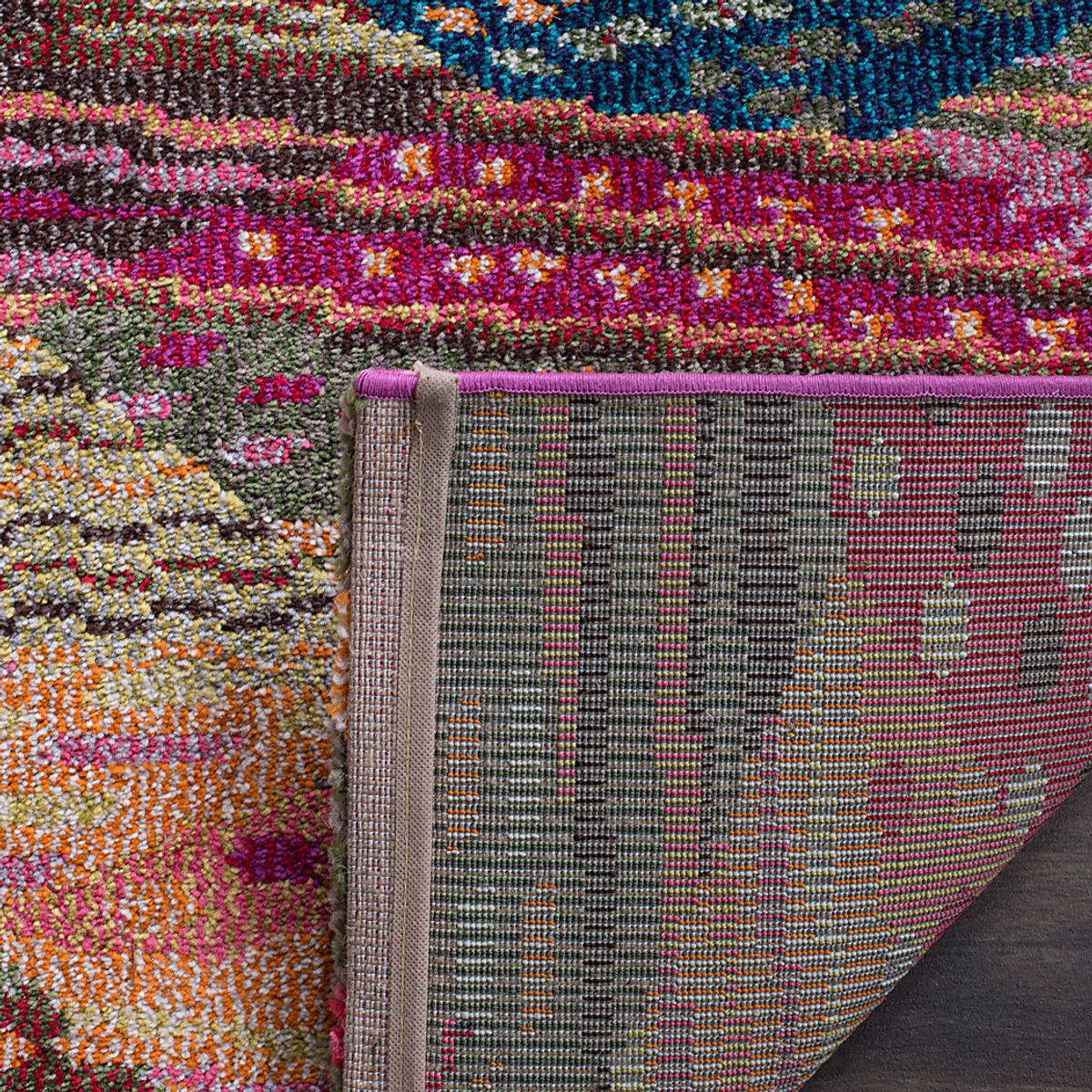 Scotswood Multi Polypropylene Fabric Rug | Rooms to Go