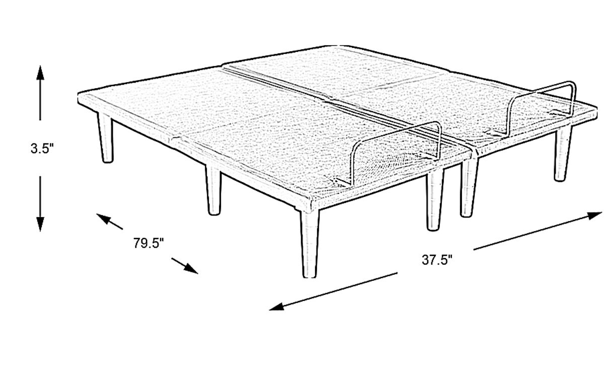 Sealy Ease 4.0 Split King Adjustable Base | Rooms to Go Sealy Ease 4.0 Split King Adjustable Base | Rooms to Go