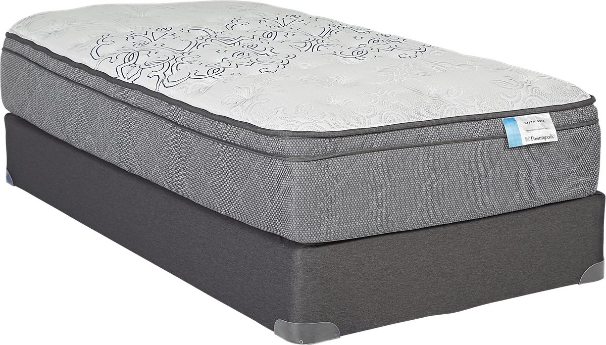 Sealy Posturepedic Mystic Gold Low Profile Twin Mattress Set Rooms to Go