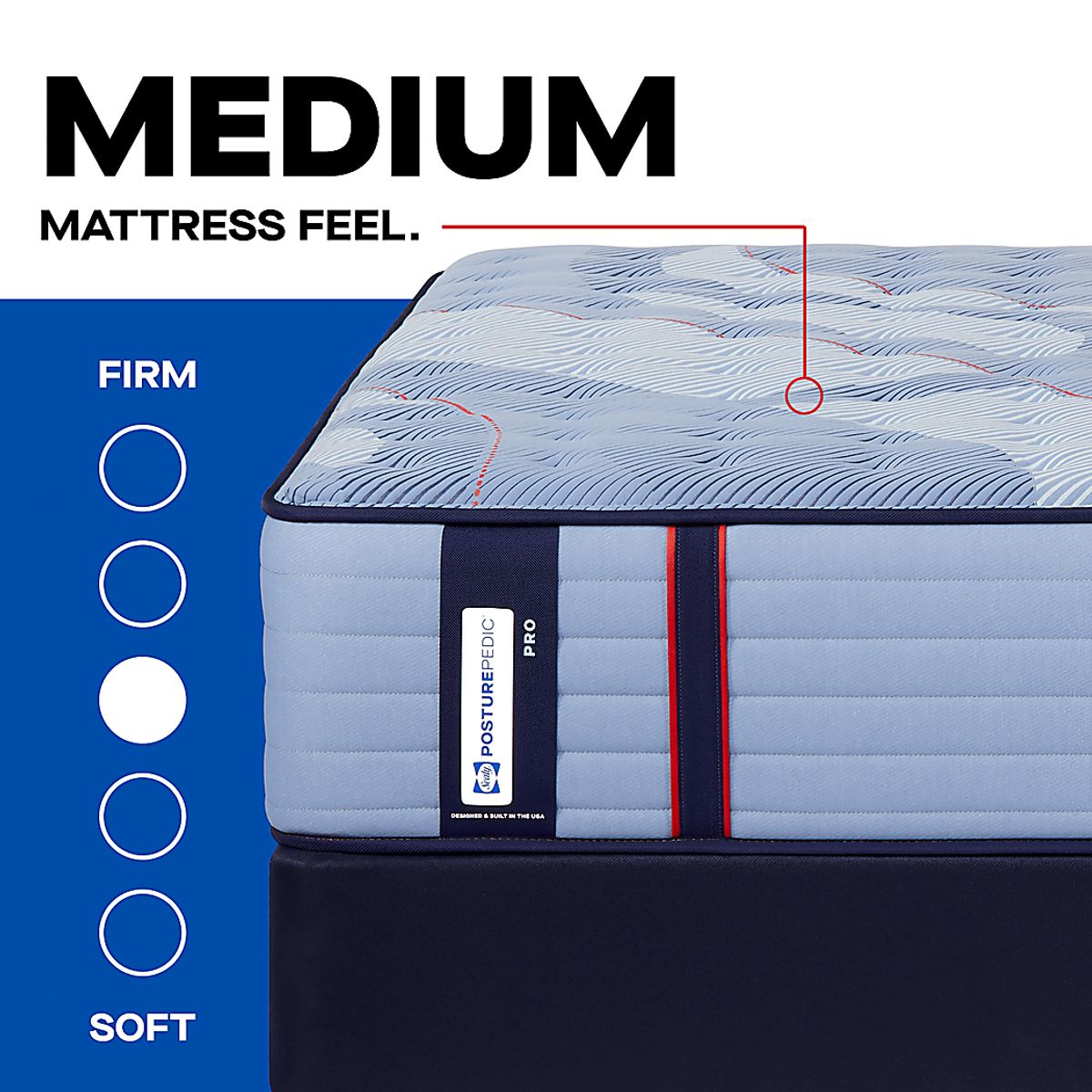 Posturepedic Pro Pebblebrook California King Mattress | Rooms to Go