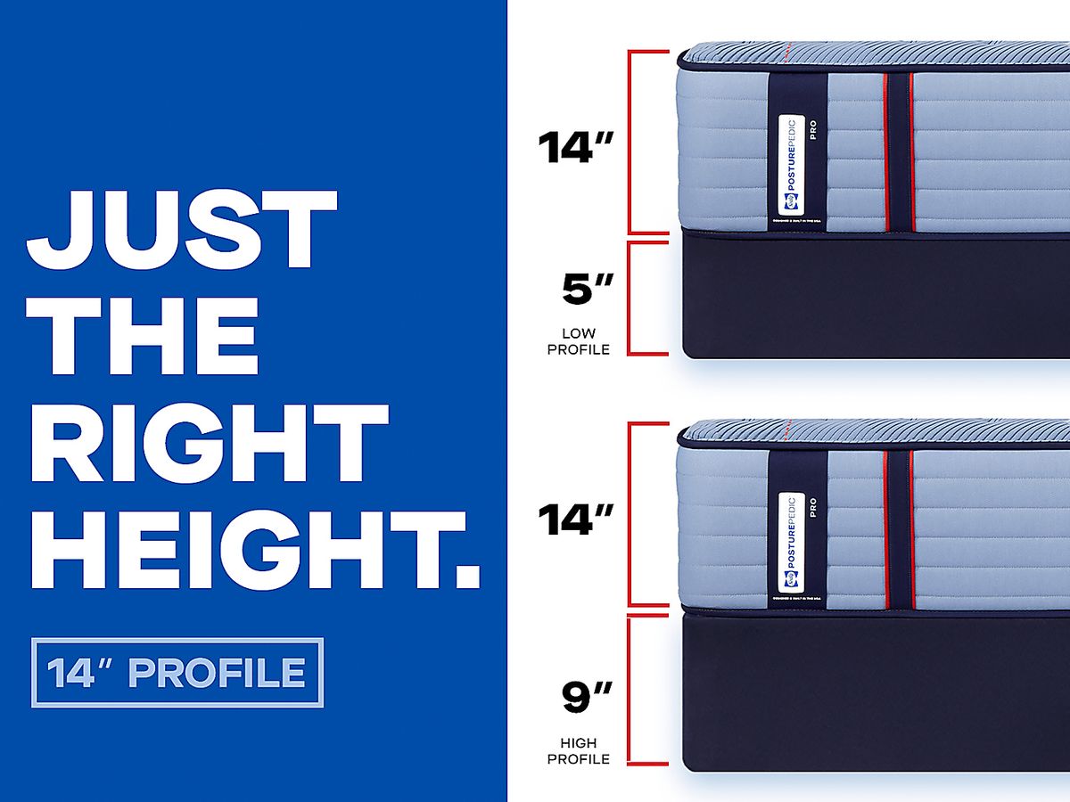 Posturepedic Pro Pebblebrook California King Mattress | Rooms to Go