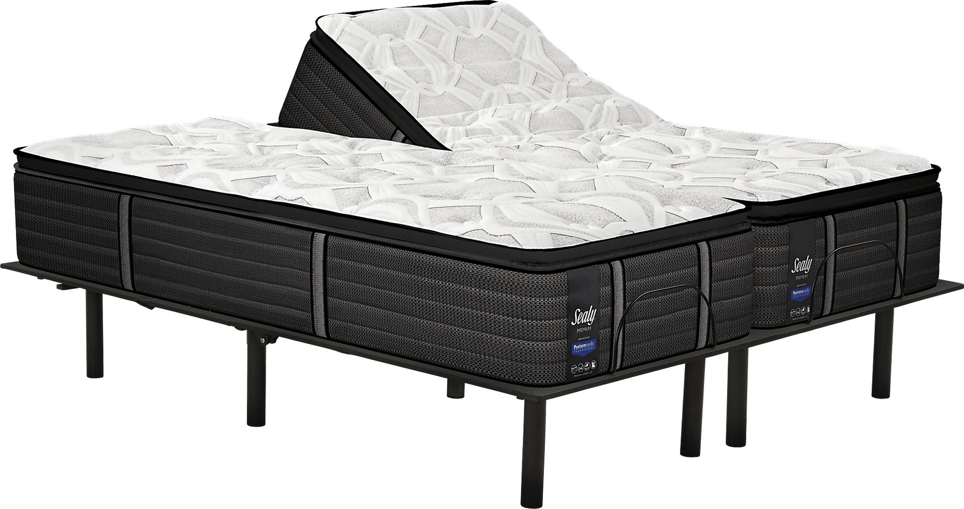 Sealy Premium Sunset Key Split King Adjustable Mattress Set Rooms to Go