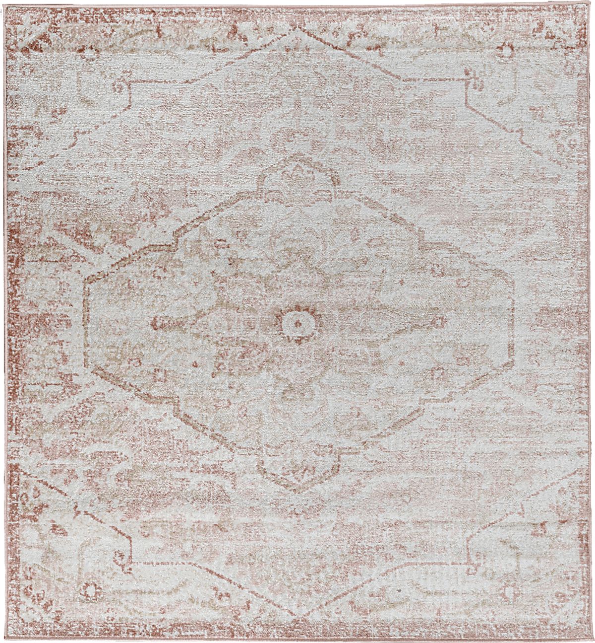 Sebrell Pink Rug | Rooms to Go