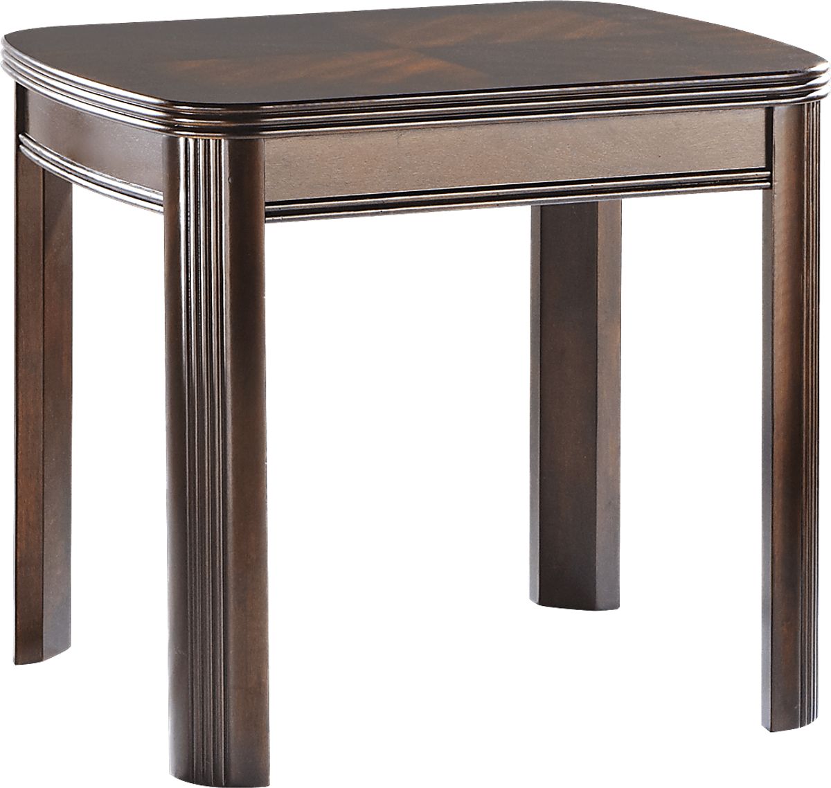 Sedalia Merlot Dark Wood End Table | Rooms to Go