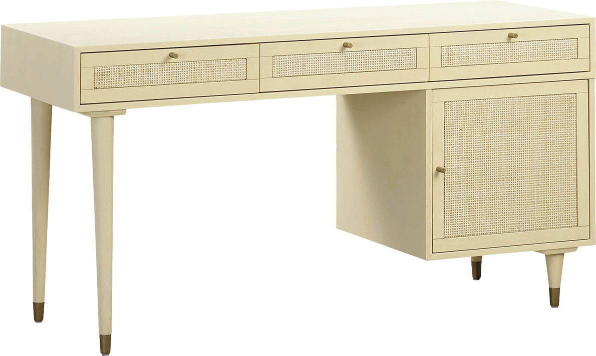 Selera Beige Desk - Rooms To Go