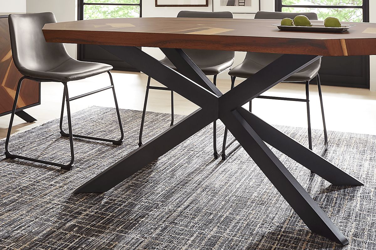 Seneca Cove 5 Pc Natural Light Wood Brown Dining Room Set With Dining ...