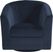 Sentosa Navy Blue Velvet Plush Swivel Accent Chair - Rooms To Go
