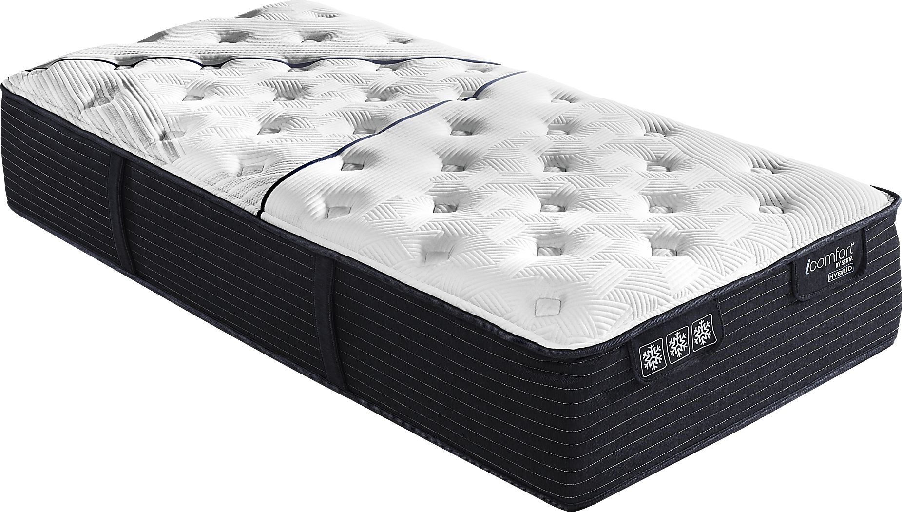 Serta Icomfort Cf3000 Quilted Ii Medium Twin Xl Mattress Rooms To Go