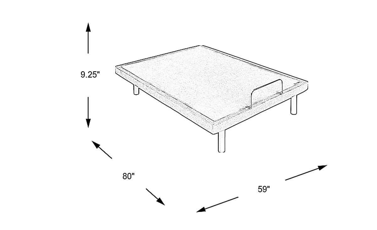 Serta Motion Essentials V Queen Adjustable Base | Rooms to Go
