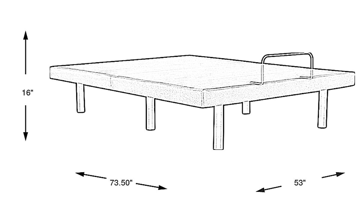 Serta Motion Essentials VI Full Adjustable Base Only | Rooms to Go