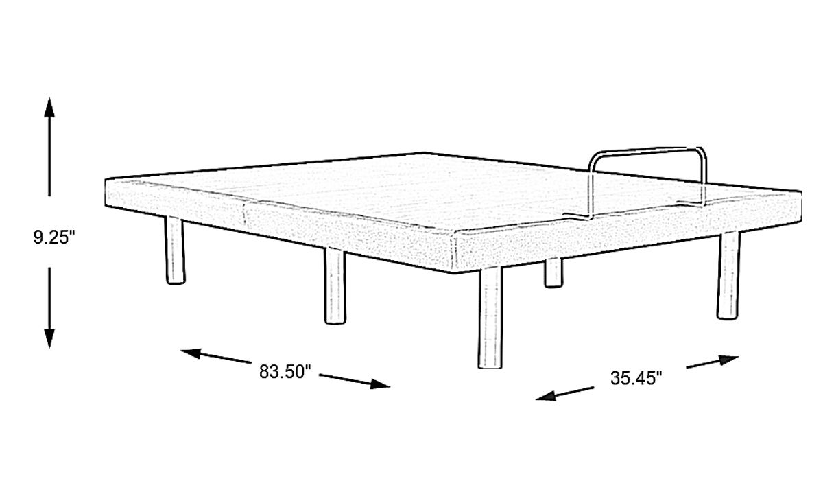Serta Motion Essentials VI California King Adjustable Base Only | Rooms ...
