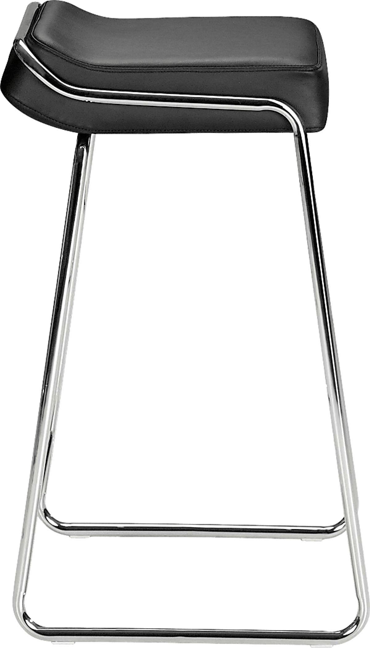 Setera Silver Gray Black Barstool, Set Of 2 | Rooms to Go