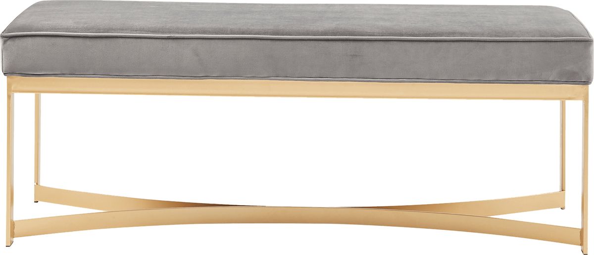 Sewall Gray Accent Bench | Rooms to Go