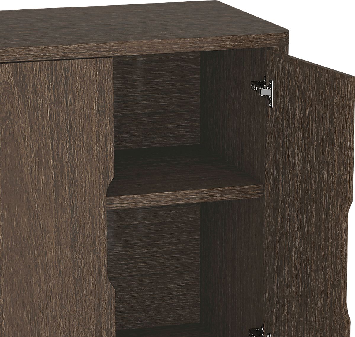 Shadebooks V Brown Dark Wood Sideboard | Rooms to Go