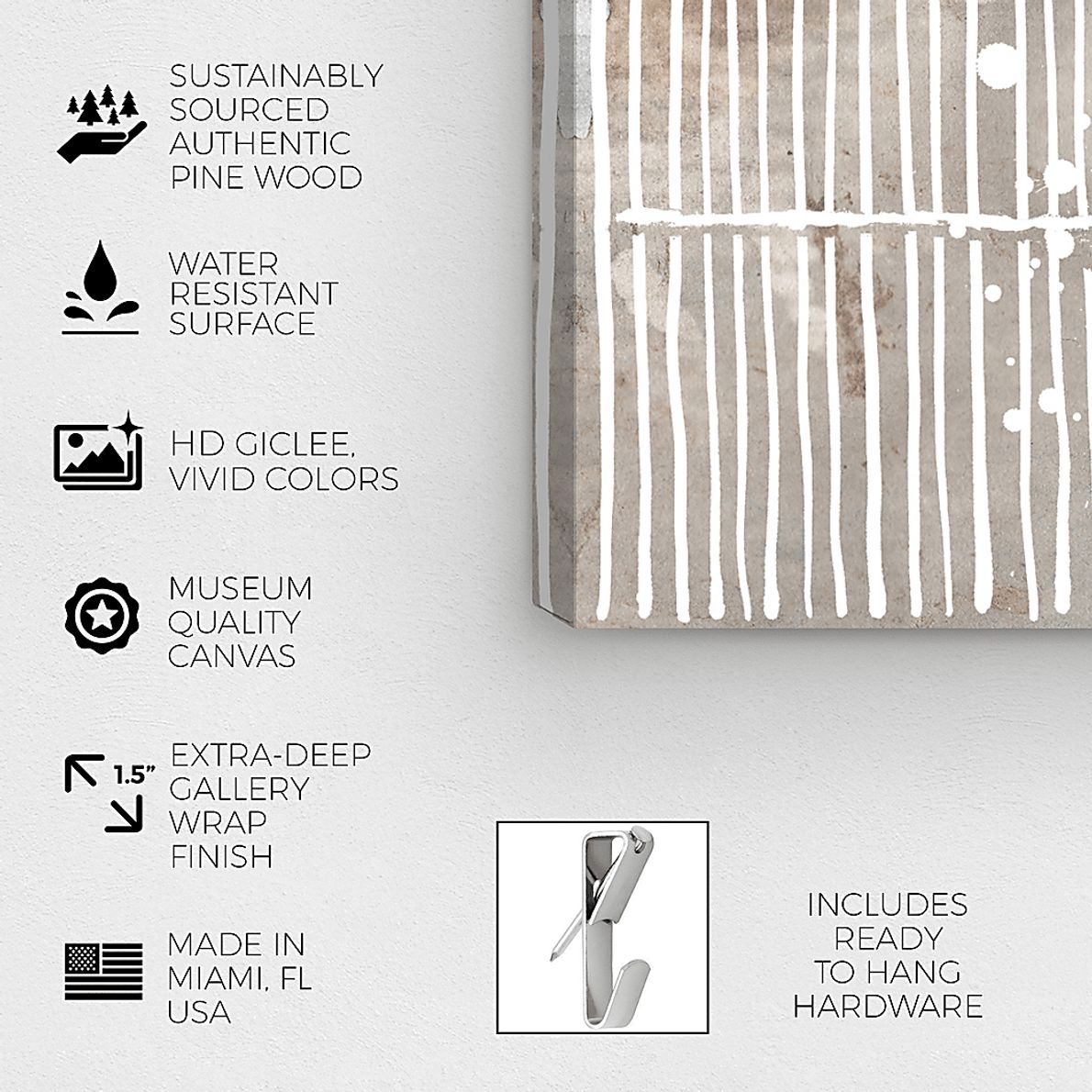 Shaded Glance Tan Artwork - Rooms To Go