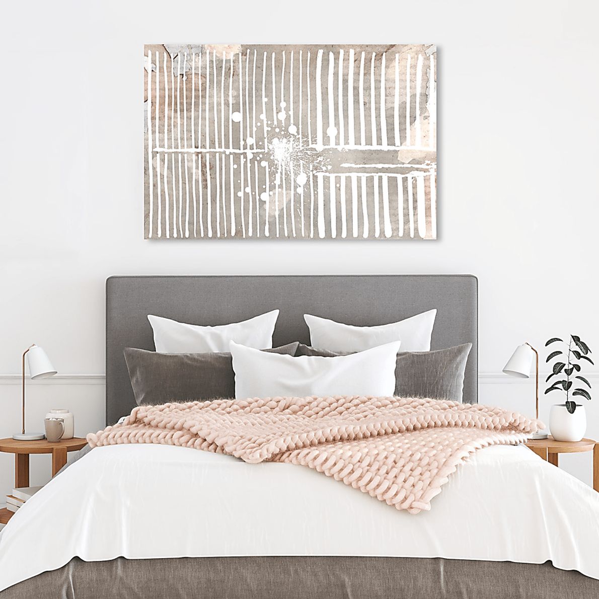 Shaded Glance Tan Artwork - Rooms To Go