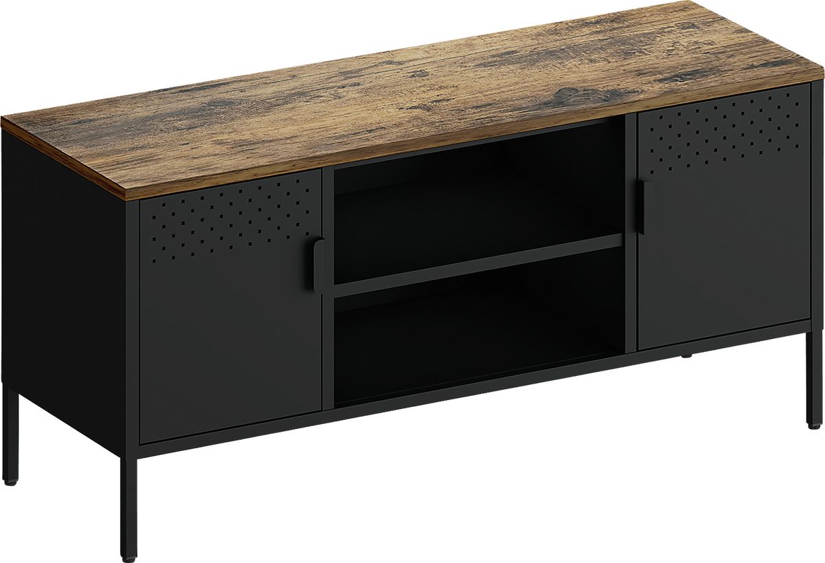 Shadoworks Black 47.5" Console | Rooms to Go