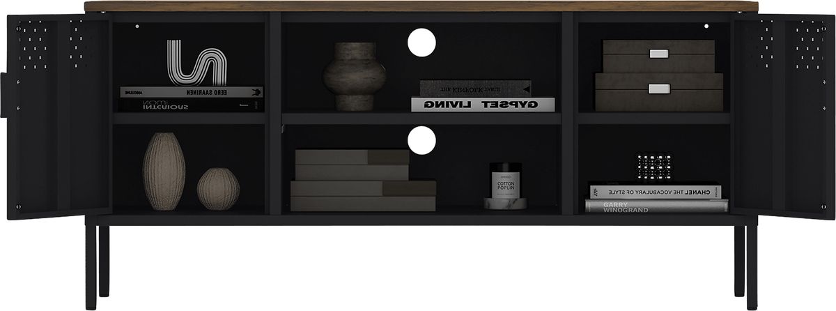 Shadoworks Black 47.5" Console | Rooms to Go