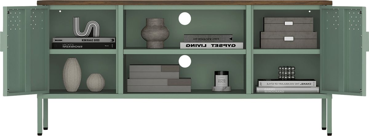 Shadoworks Green 47.5" Console | Rooms to Go