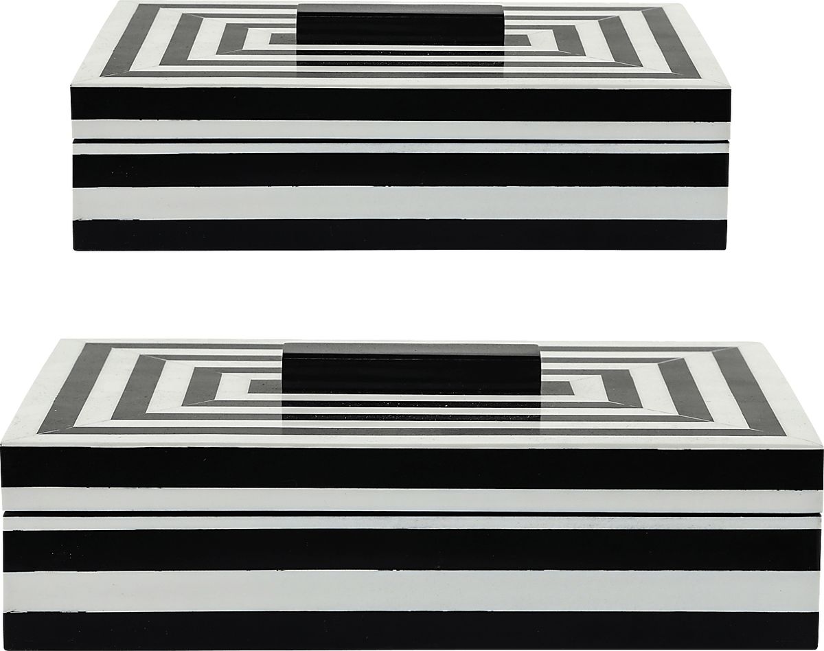 Shadyside Black Black,Colors Decorative Box | Rooms to Go