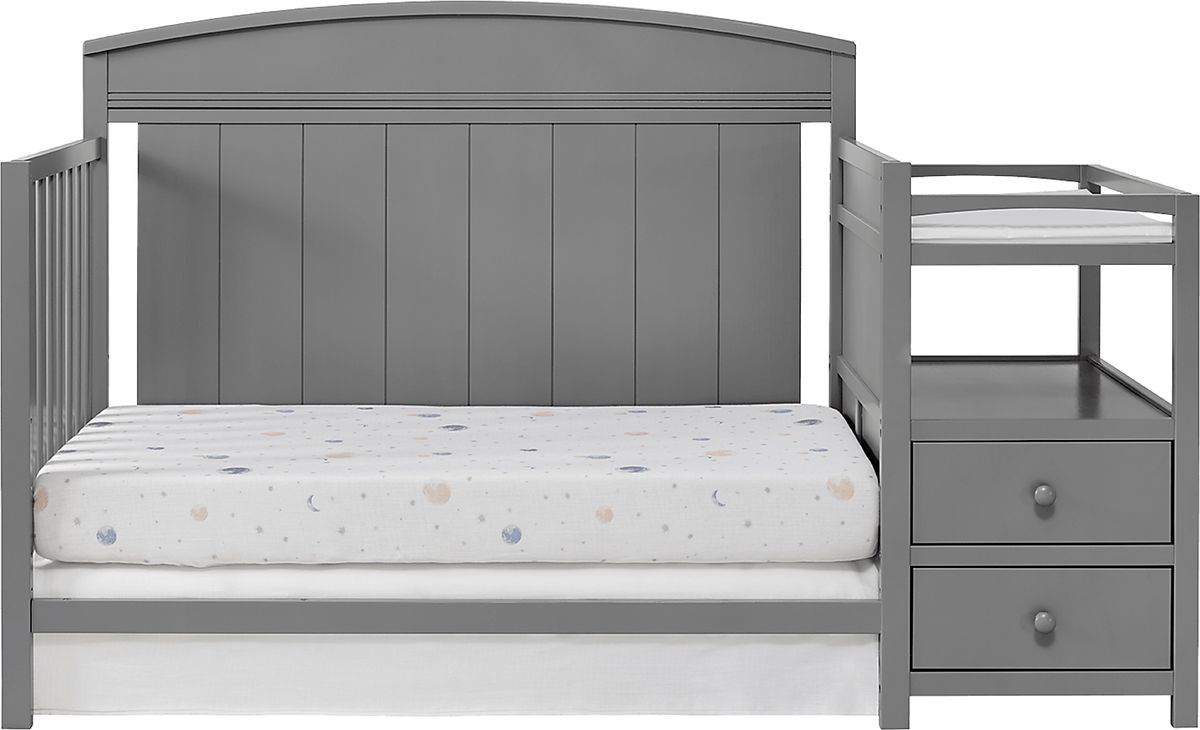 Shanton Gray Convertible Crib | Rooms to Go