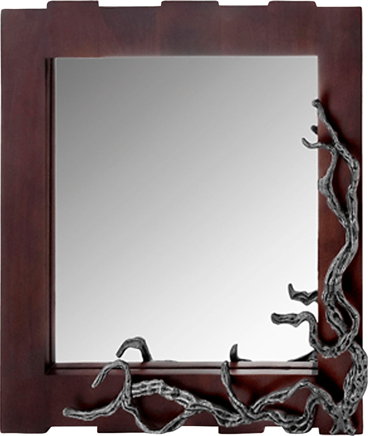 Sharalyn Brown Dark Wood Mirror - Rooms To Go