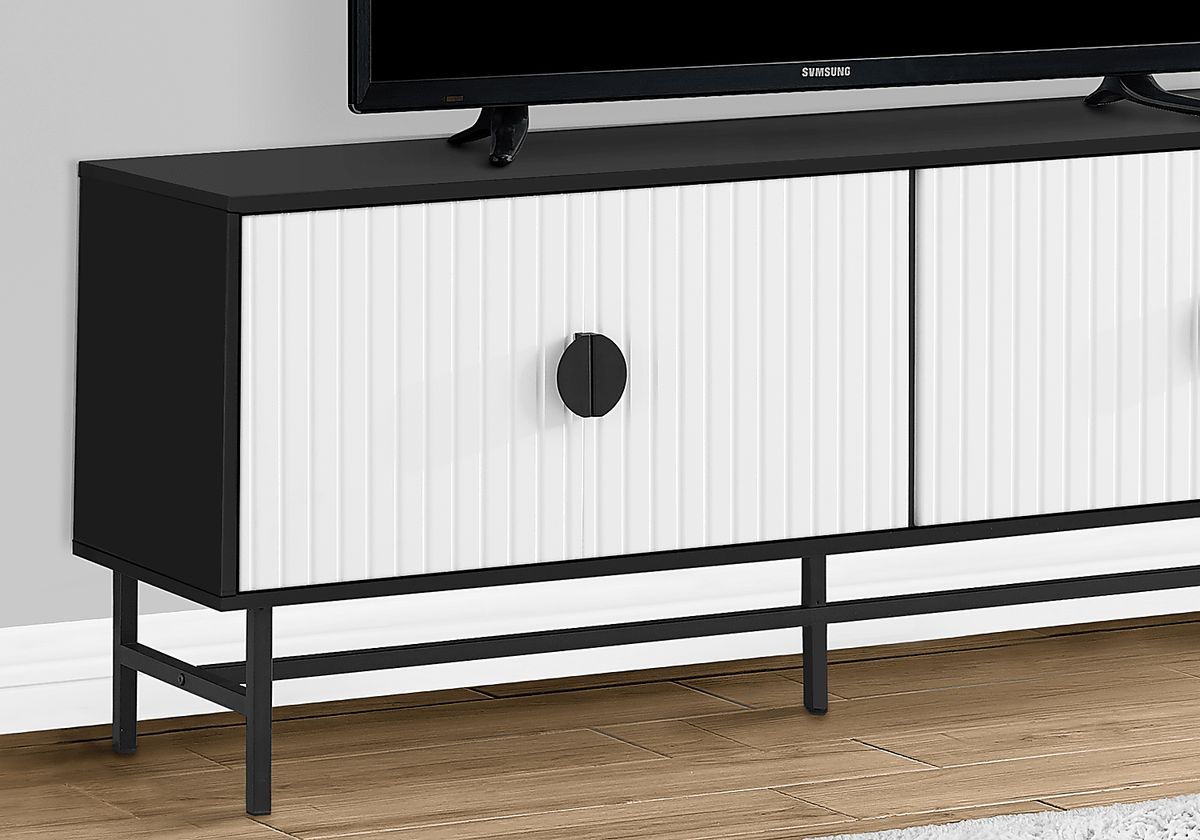 Sharonwood White Colors,White 60" Console | Rooms to Go