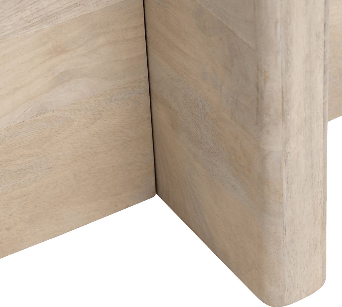 Sharples Natural Beige,White End Table | Rooms to Go