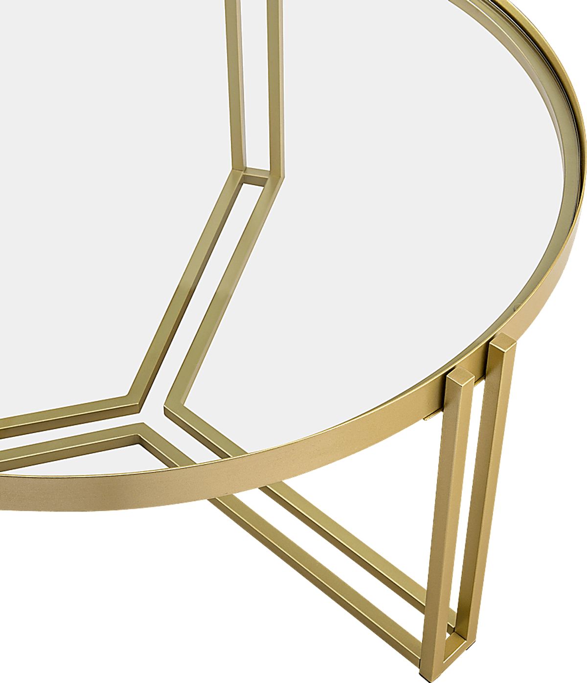 Shartle Gold Colors,Metal Cocktail Table | Rooms to Go