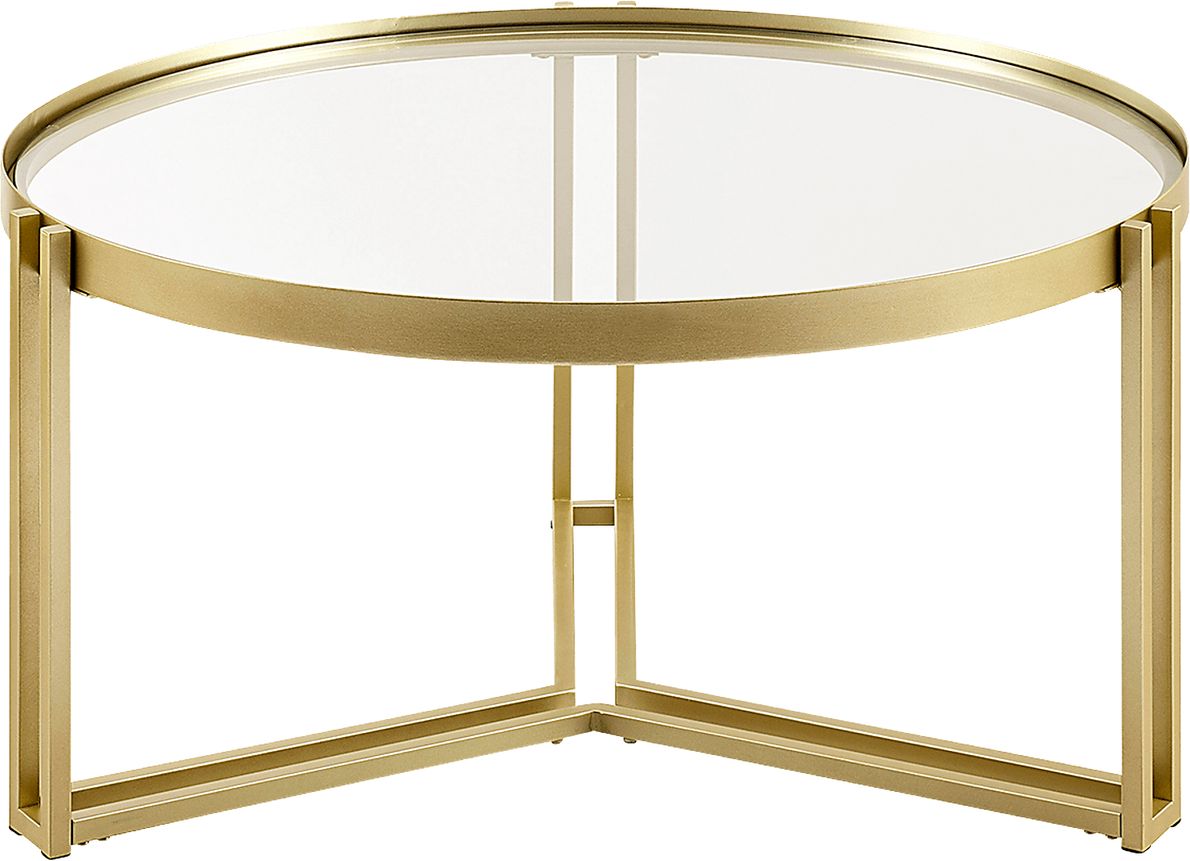 Shartle Gold Colors,Metal Cocktail Table - Rooms To Go