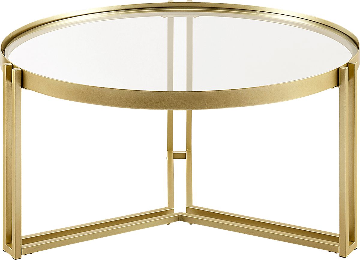 Shartle Gold Colors,Metal Cocktail Table | Rooms to Go