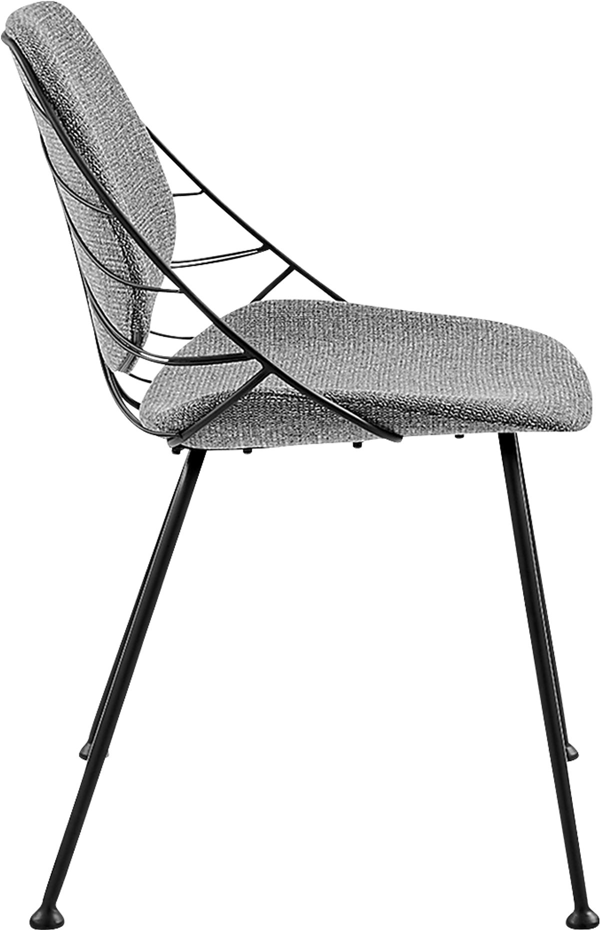 Sheffer Light Gray Nylon,Polyester Fabric Dining Chair | Rooms to Go